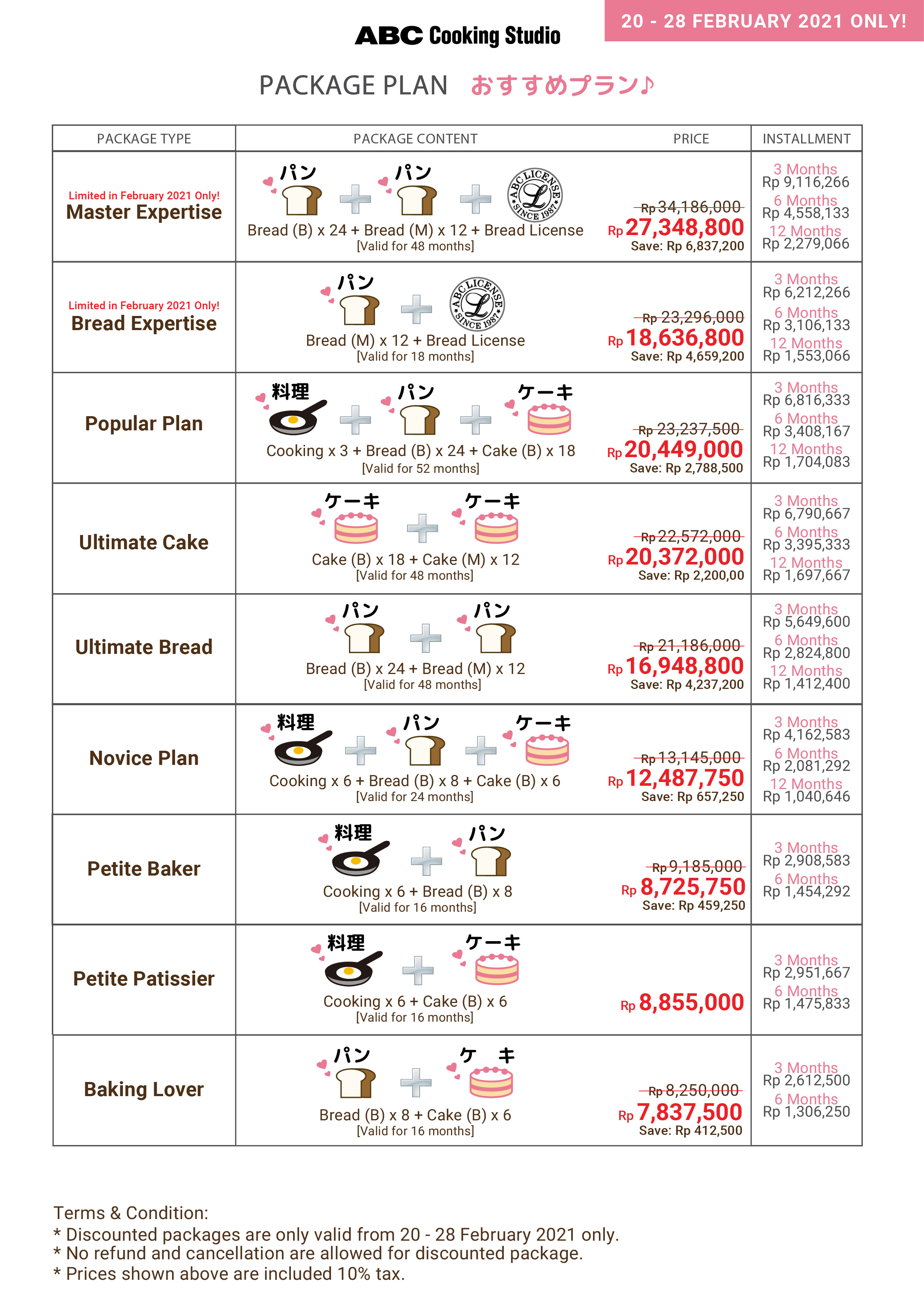 Bread Course - ABC Cooking Studio Indonesia
