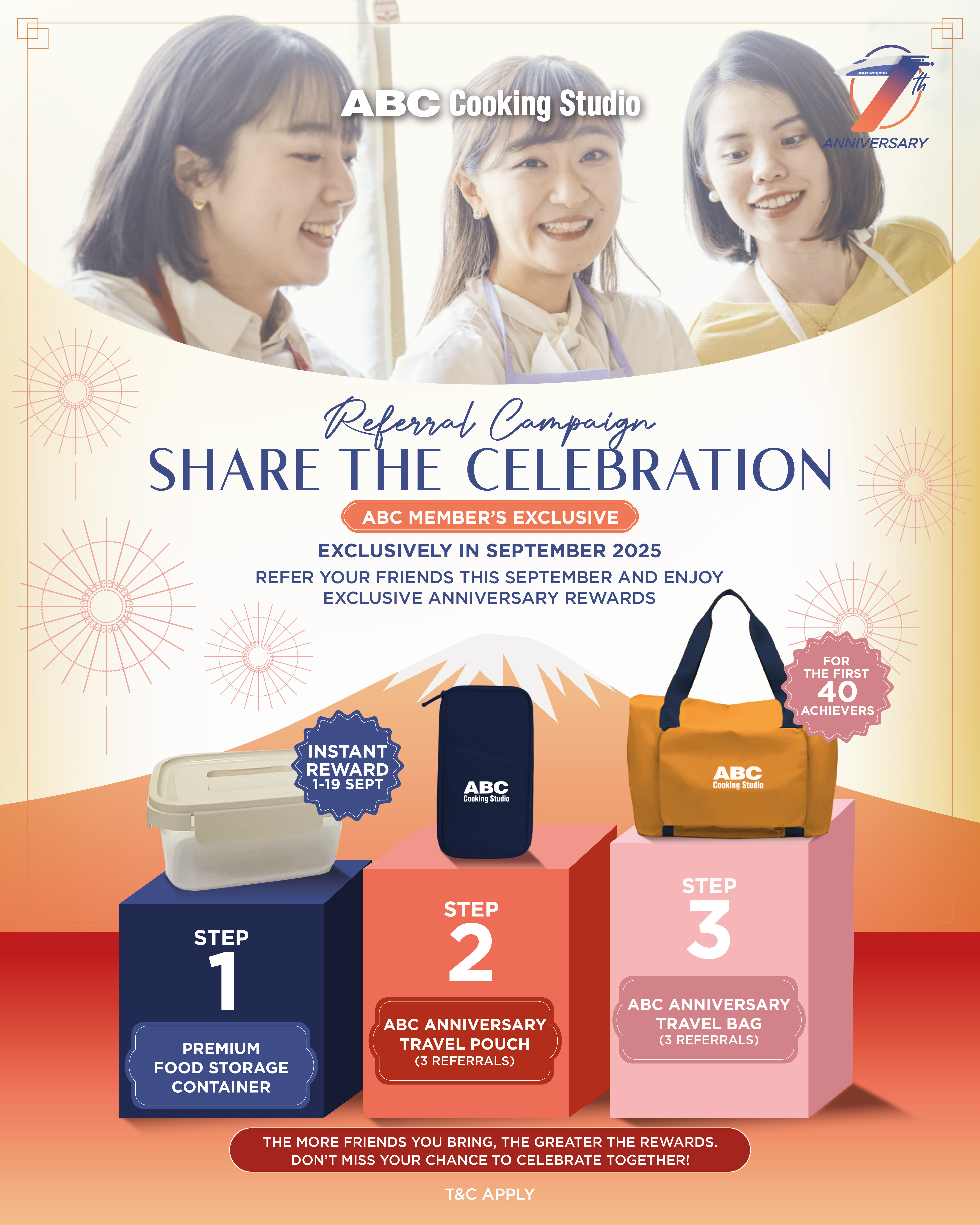 Referral Campaign - Share The Celebration - ABC Cooking Studio Indonesia